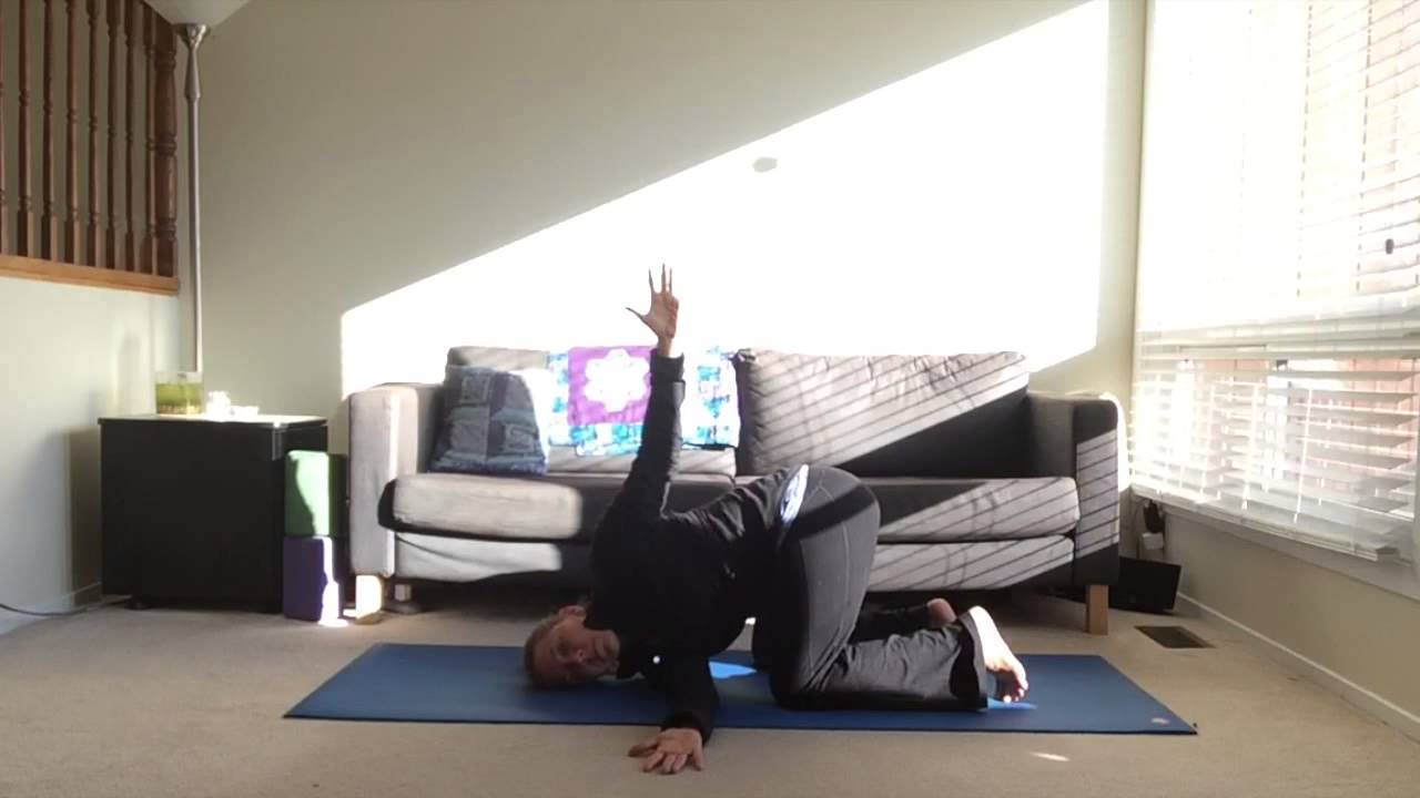 Thread the Needle Pose - YouTube