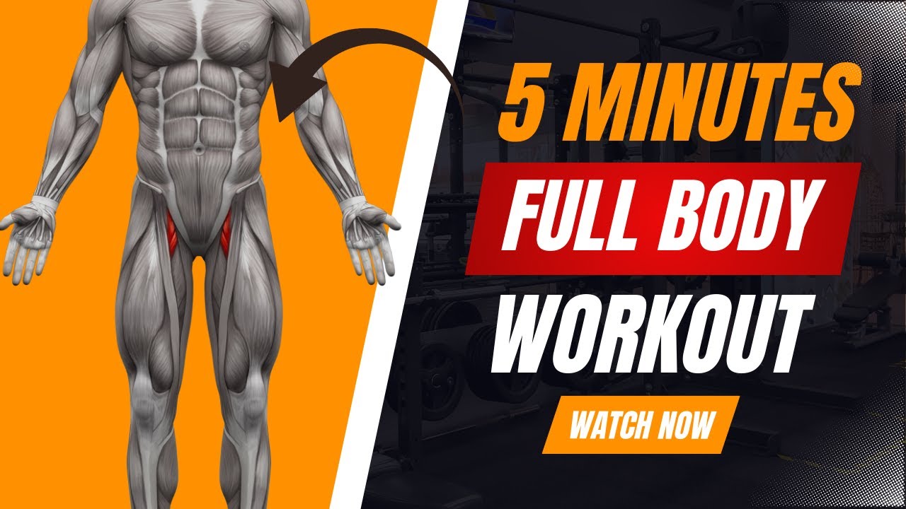 5 minutes full body workout| I'll show you seven incredibly effective ...
