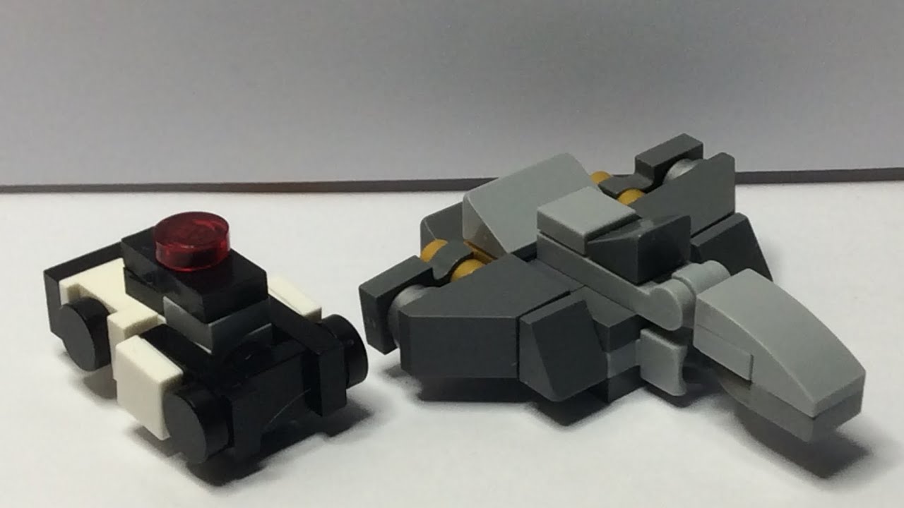Mini Lego transformers Movie Deceptions Part 1 Barricade and Megatron ...