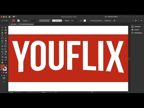Courber un logo à la YouFlix - YouTube