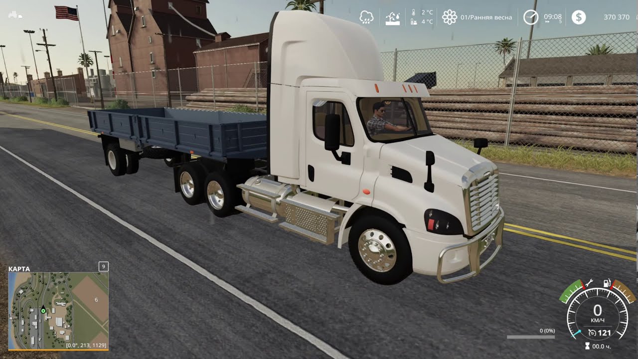 Farming Simulator 2019 mods FREIGHTLINER CASCADIA EVOLUTION 113 - YouTube