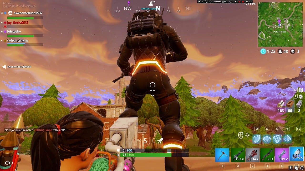 rocket riding a egg launcher on fortnite! - YouTube