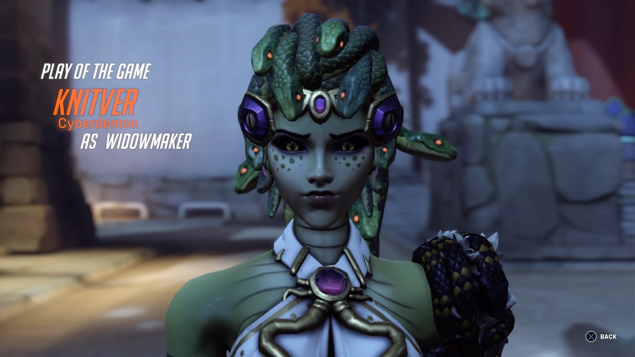 Overwatch 2 - My Widowmaker Medusa First POTG In Open Queue - YouTube