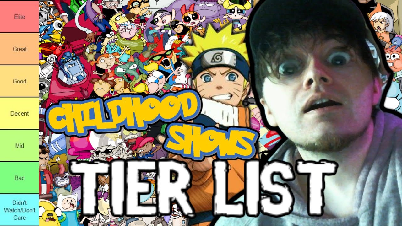 Childhood shows TIER LIST RANKING - YouTube