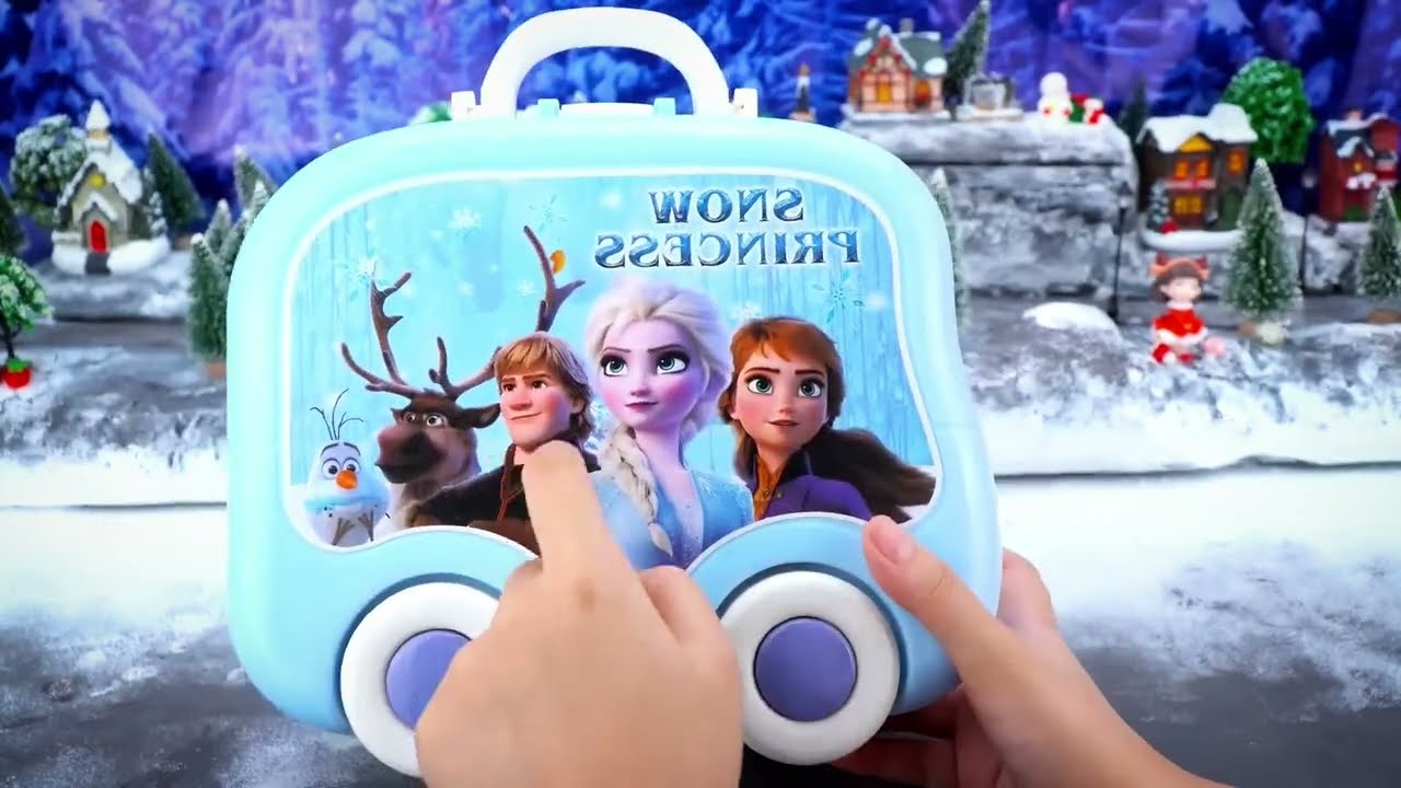 11 Minutes Satisfying Frozen Elsa Makeup Toys Unboxing ASMR | Disney ...
