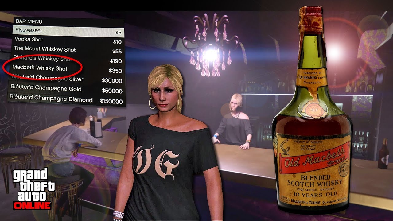 Grand Theft Auto V online - Macbeth whisky - YouTube