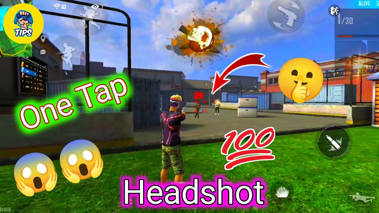 Free Fire one tap headshot setting free fire one tap headshot free fire ...