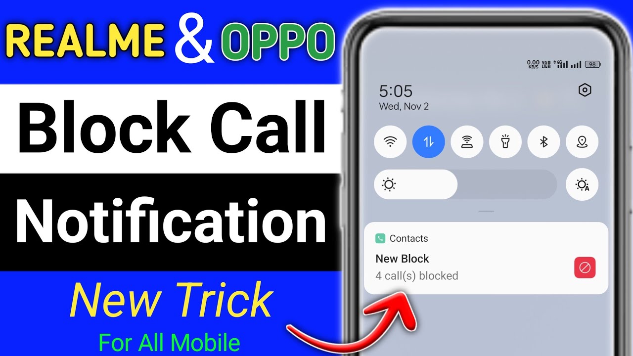 Block Call Notification New Trick [ 100% Working ] Realme & Oppo Block ...