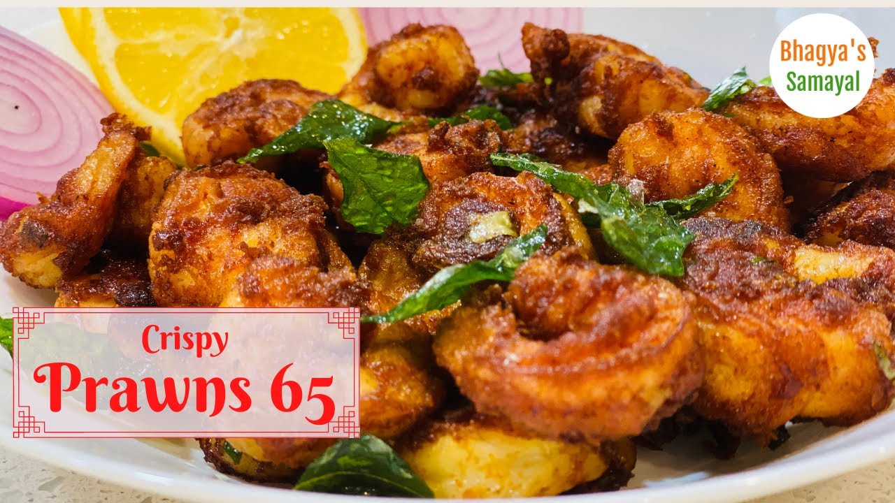 Crispy Prawns 65 in Tamil | Prawns 65 recipe in Tamil | Chilli Prawns ...