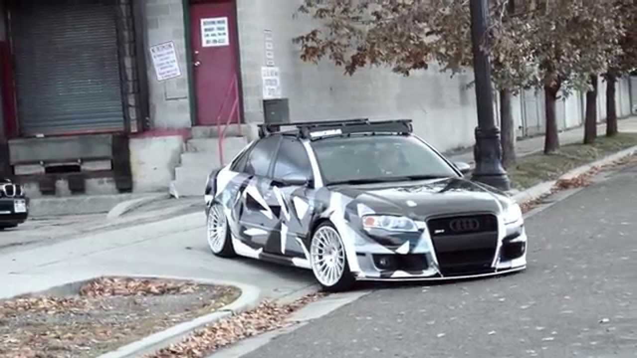 Winter Camo Audi RS4 - YouTube