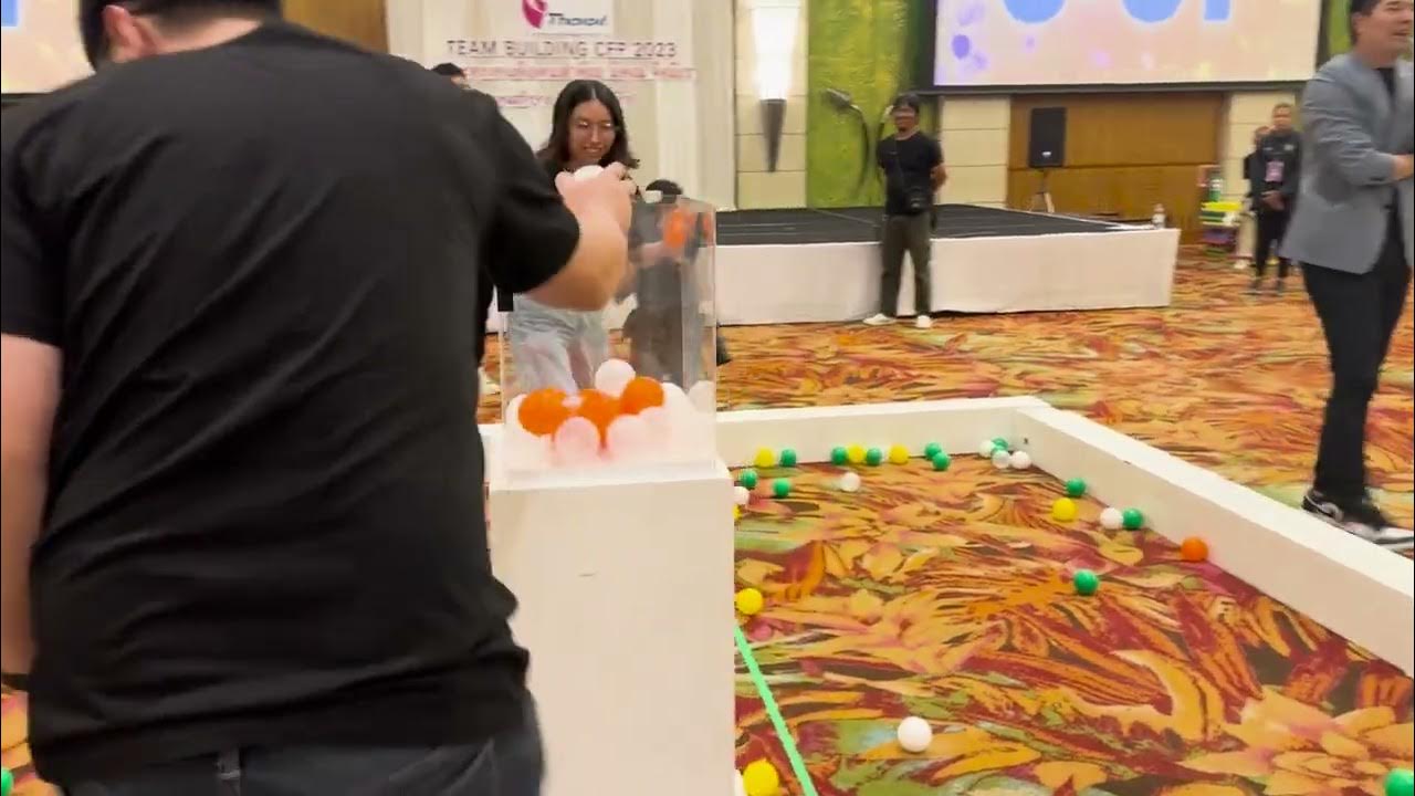 BoostUp Team Building : Game เก็บลูกบอล - YouTube