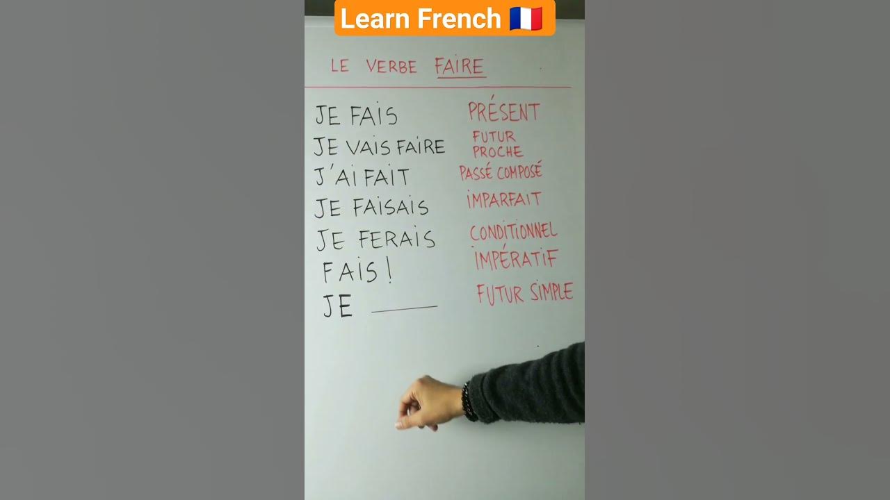 Let's learn the verb "FAIRE" in French 🇨🇵|Improve your French with us ...