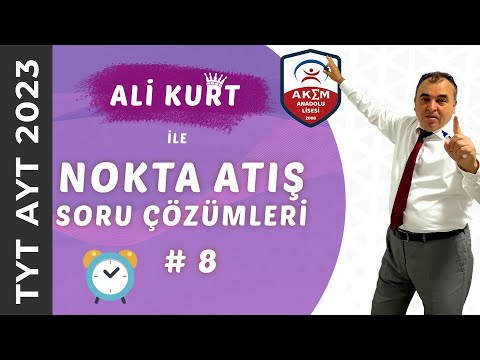 Ali Kurt'la TYT / AYT Matematik Nokta Atışı Soru Çözümleri 8