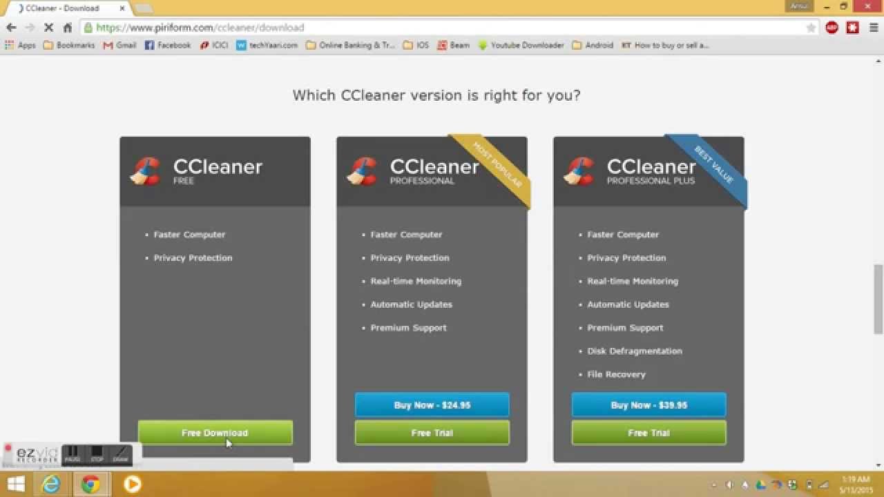 How to clean your PC, Browser and Temp files in a MINUTE !! - YouTube