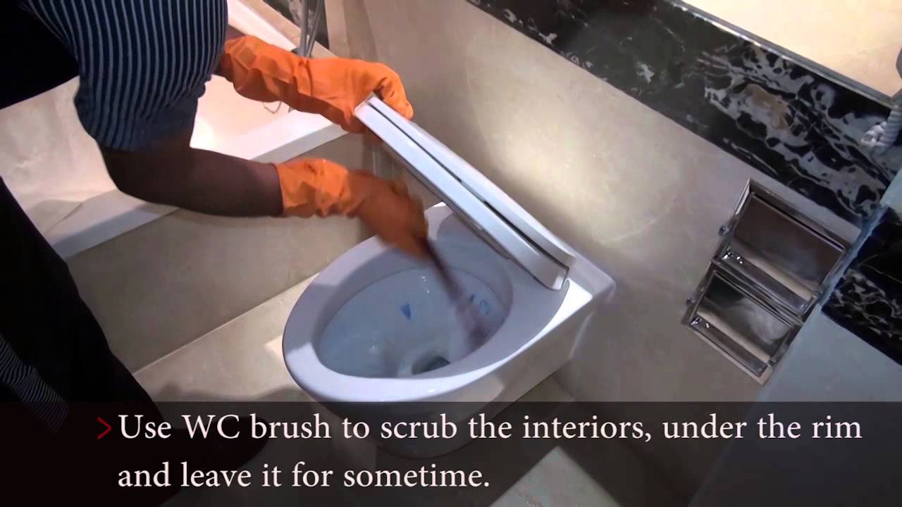 How to Clean WC Unit - YouTube