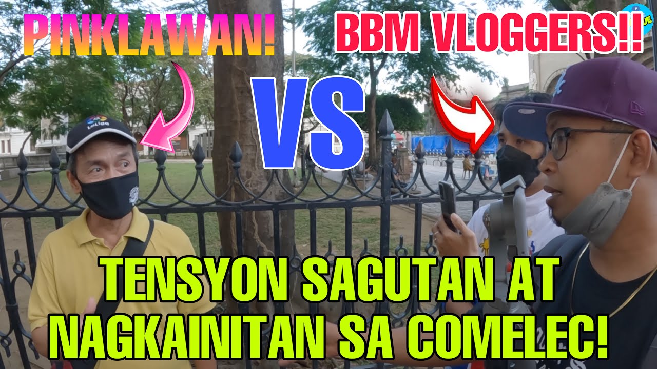 PINKLAWAN VS BBM VLOGGERS! GRABE ITO!! TENSYON SAGUTAN AT NAGKAINITAN ...
