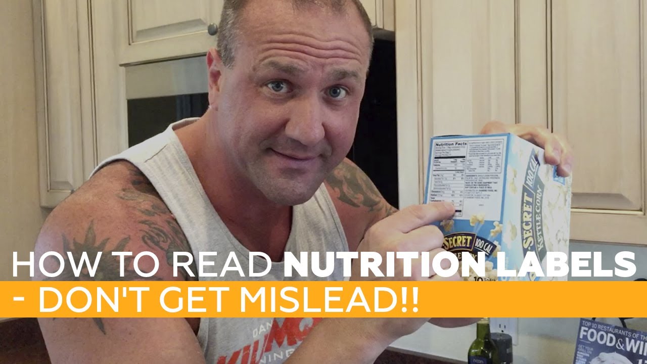 How To Read Nutrition Labels - Don't Get Mislead!! - YouTube