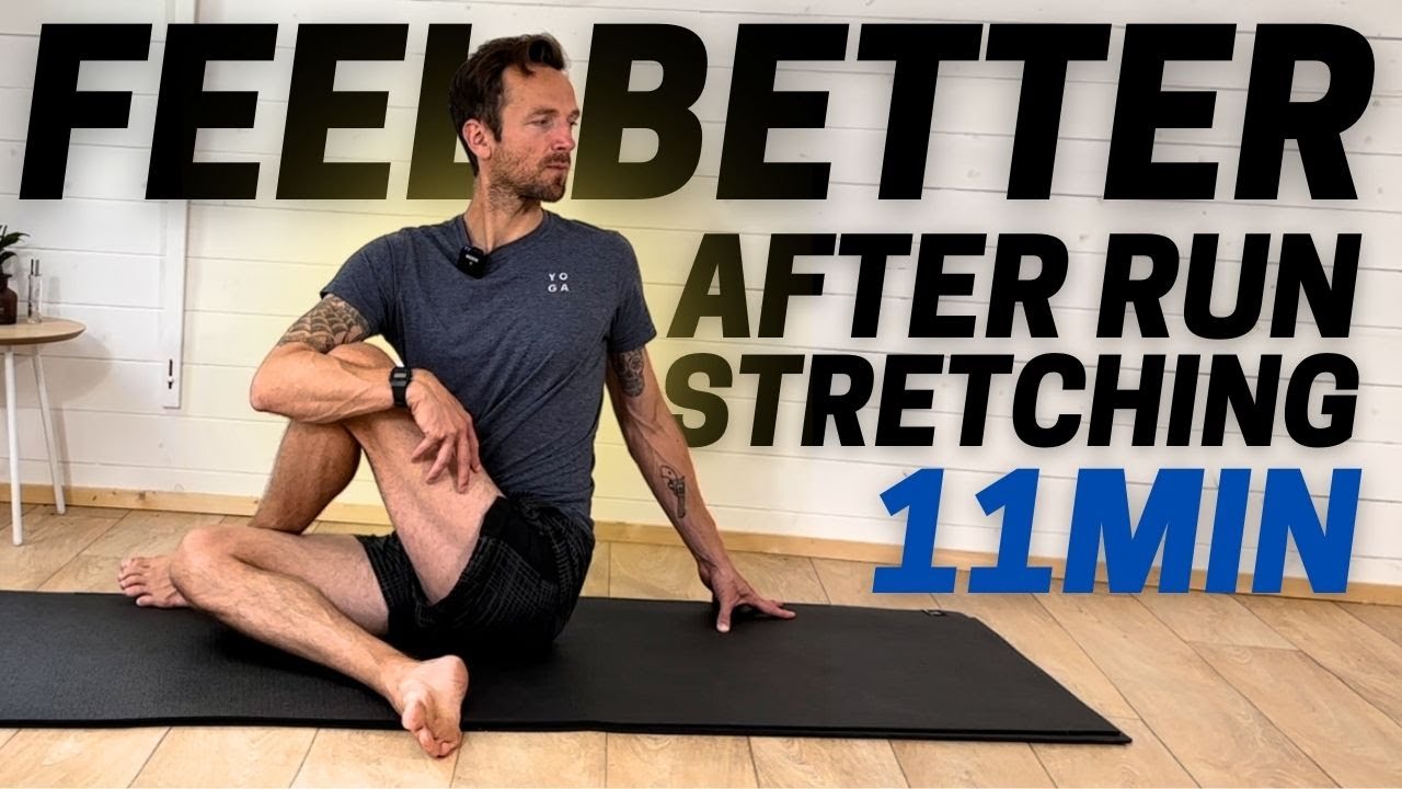Feel Better After Run Stretching - YouTube