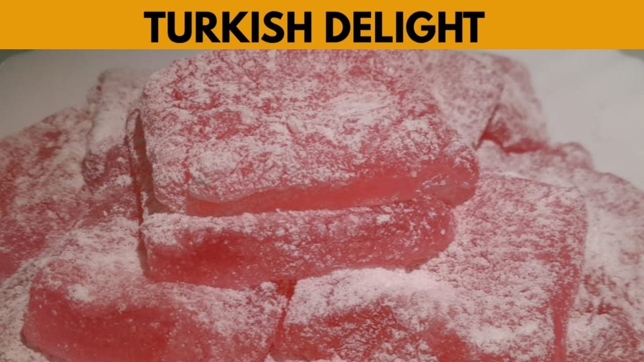 Authentic turkish delight | lokum recipe| Menu by hm - YouTube
