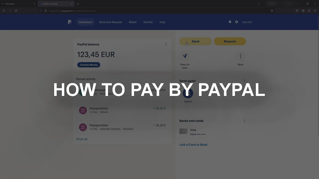 How to pay with Paypal (Tutorial) - YouTube