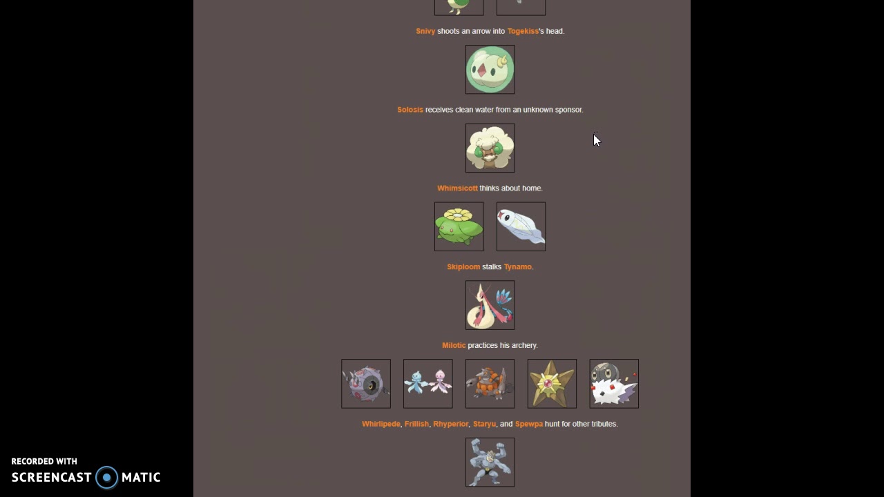 Pokemon hunger games - YouTube