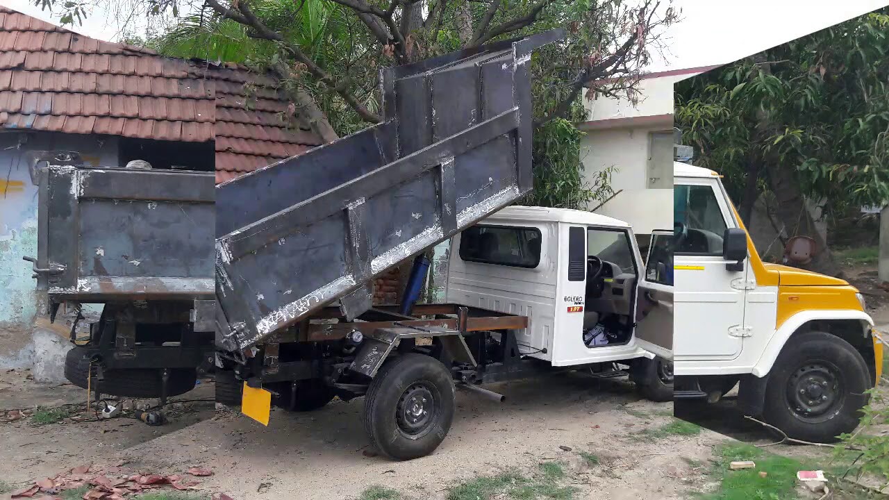 mahindra bolero pickup hydraulic tipper 9600392992 - YouTube