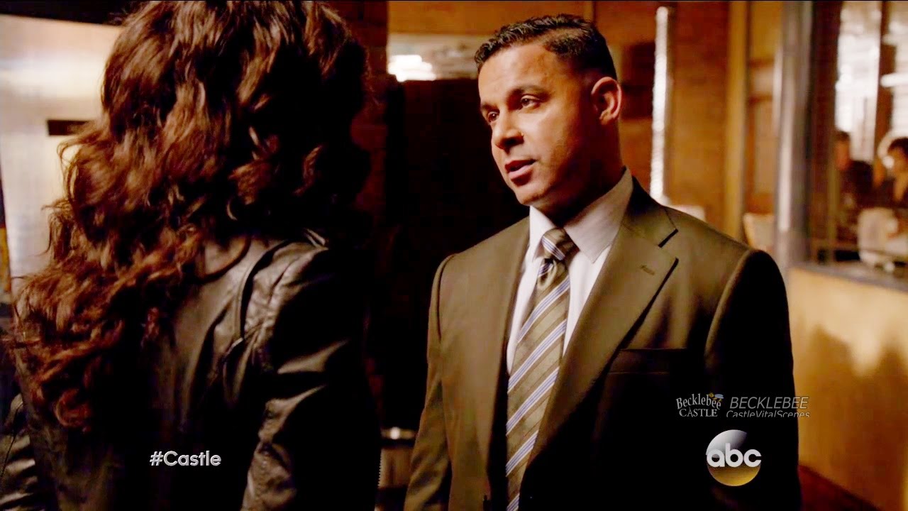 Castle 8x16 Esposito and Ex Fiancee Sonia Say Goodbye Again ...