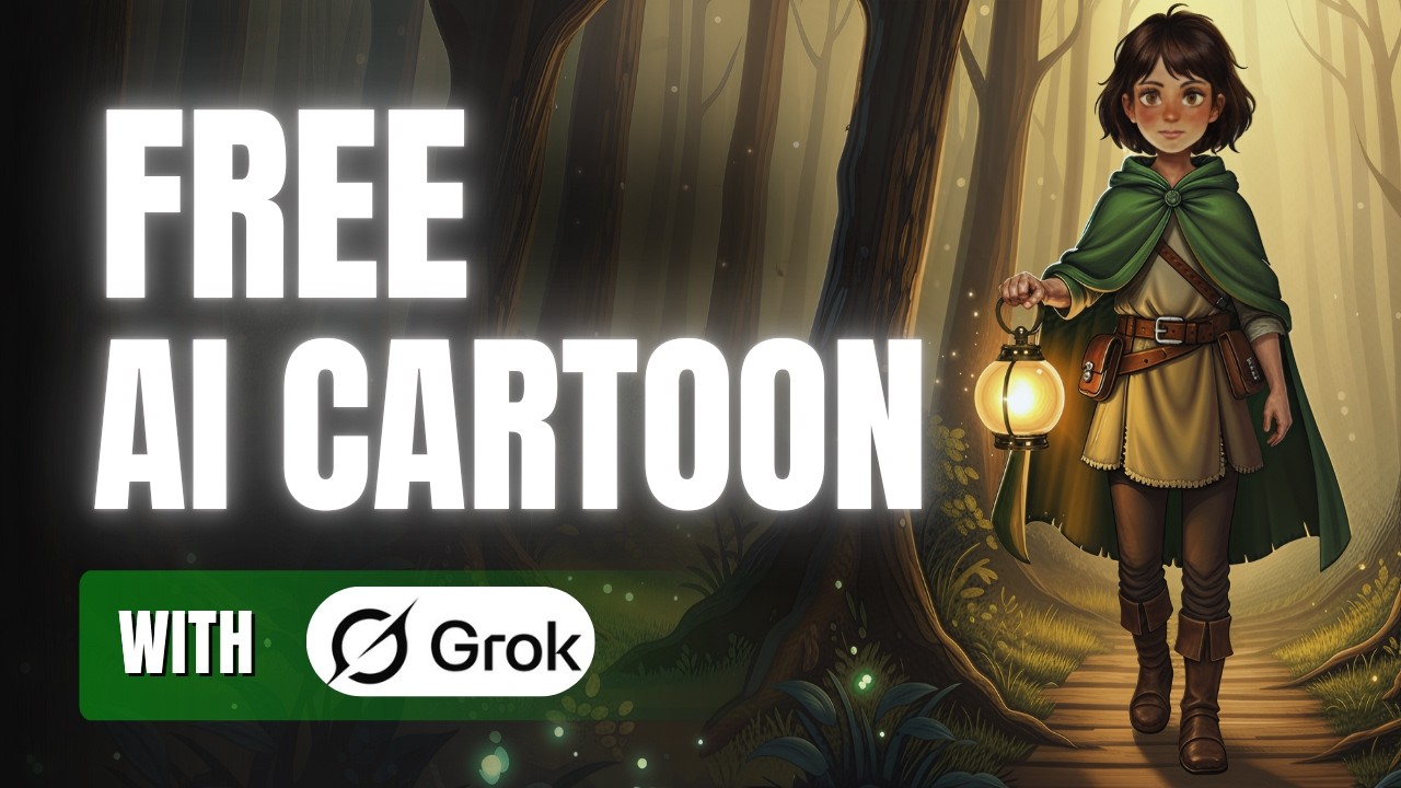How to Make AI Cartoons for FREE with Grok - YouTube