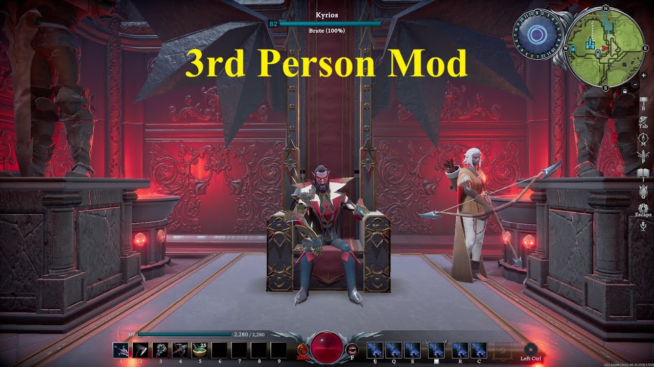 V Rising: 3rd Person Mod (MMO Camera) - YouTube