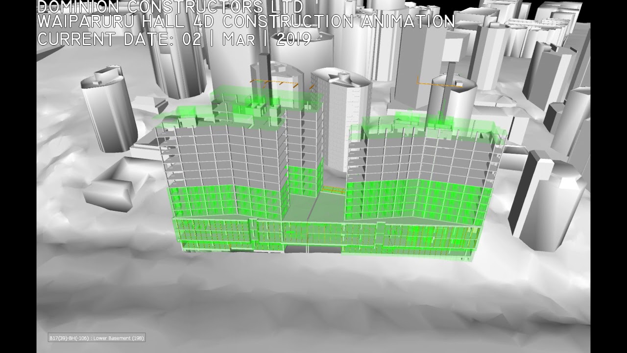 Navisworks Construction Timeline Animation (4D) - YouTube
