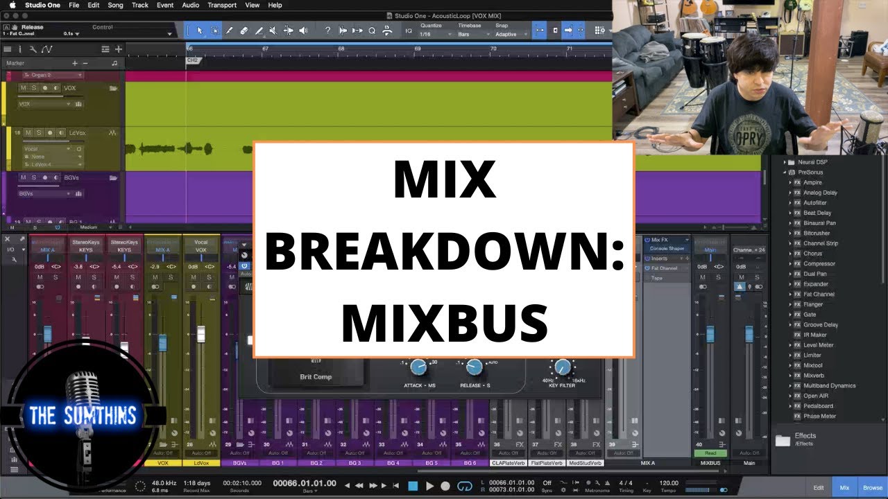 Full Mix Breakdown: Mixbus Processing - YouTube