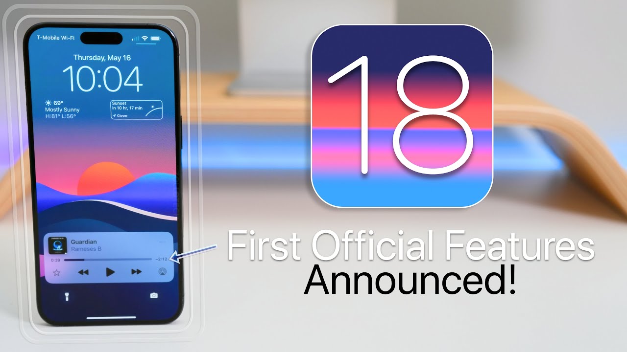 First Official iOS 18 Features Announced! - YouTube