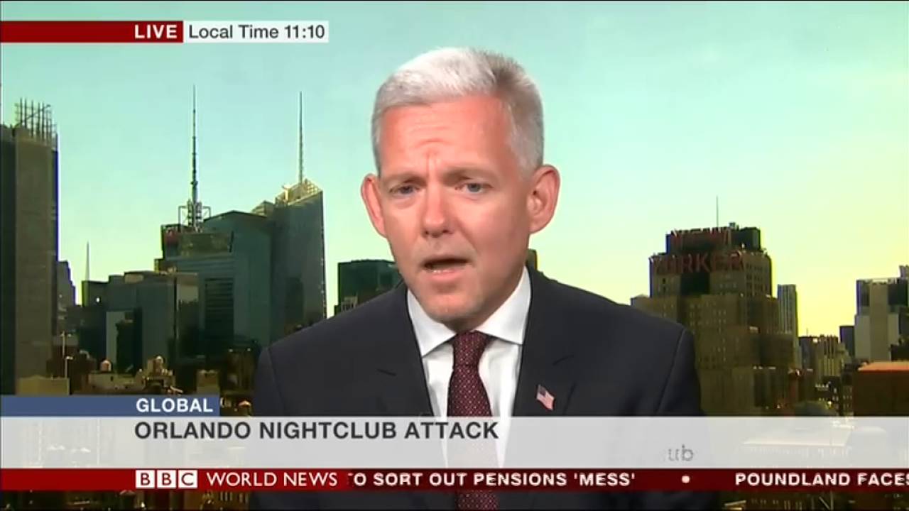 Majority Leader Van Bramer Rips Donald Trump on the BBC - YouTube