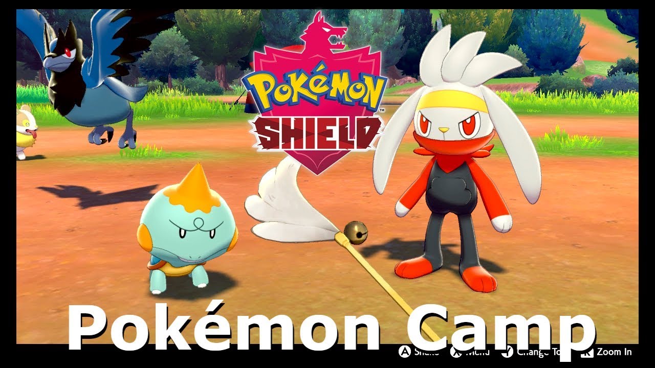 Pokémon Shield - Pokémon Camp - YouTube