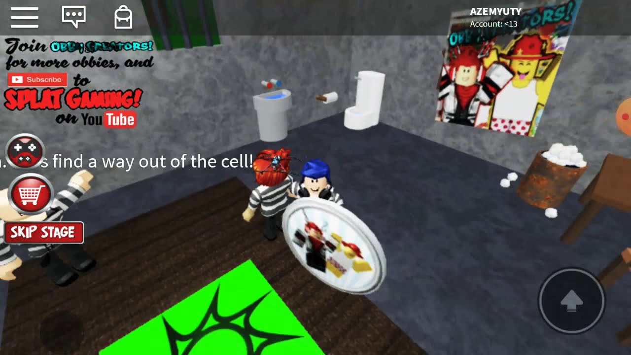💕Побег из тюрьмы😈Моё первое видео🤤Roblox ⚀Azemyuty Game 😎 - YouTube