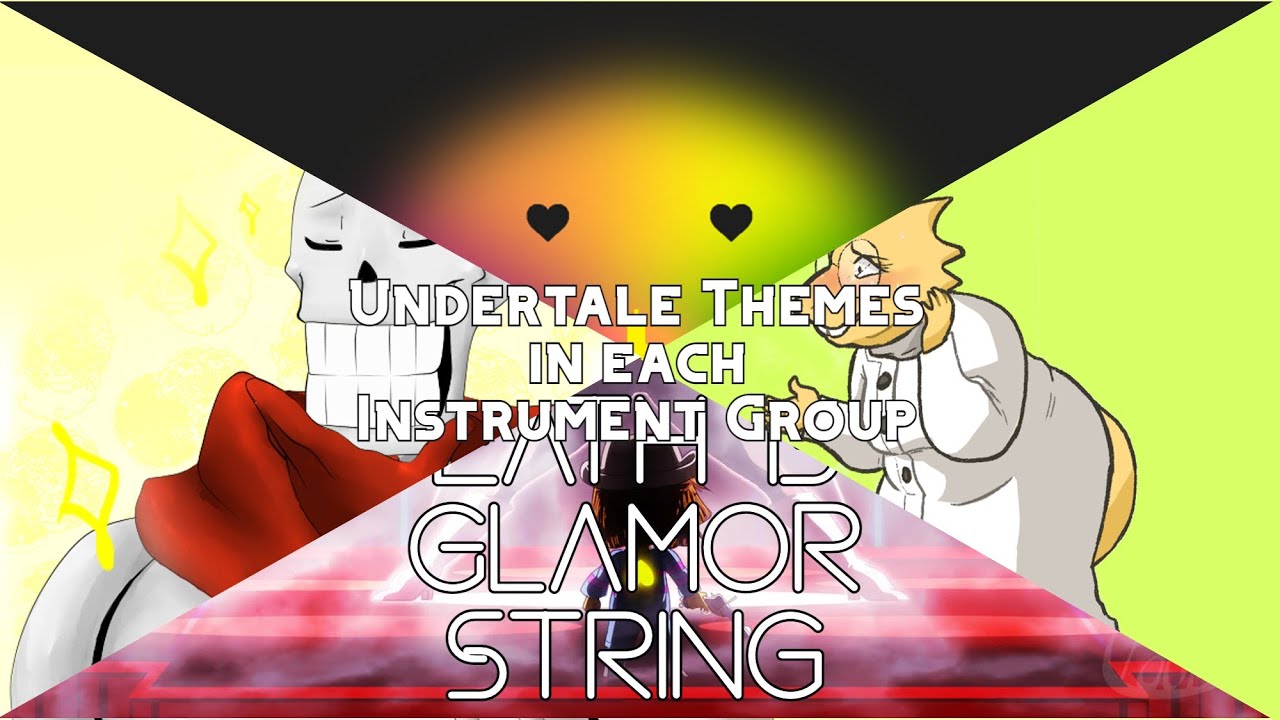 Undertale Themes in each Instrument Group - YouTube