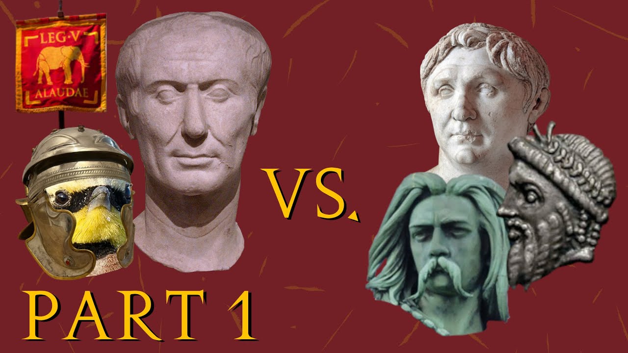 History of Legion V Alaudae - part 1 - under Julius Caesar - YouTube