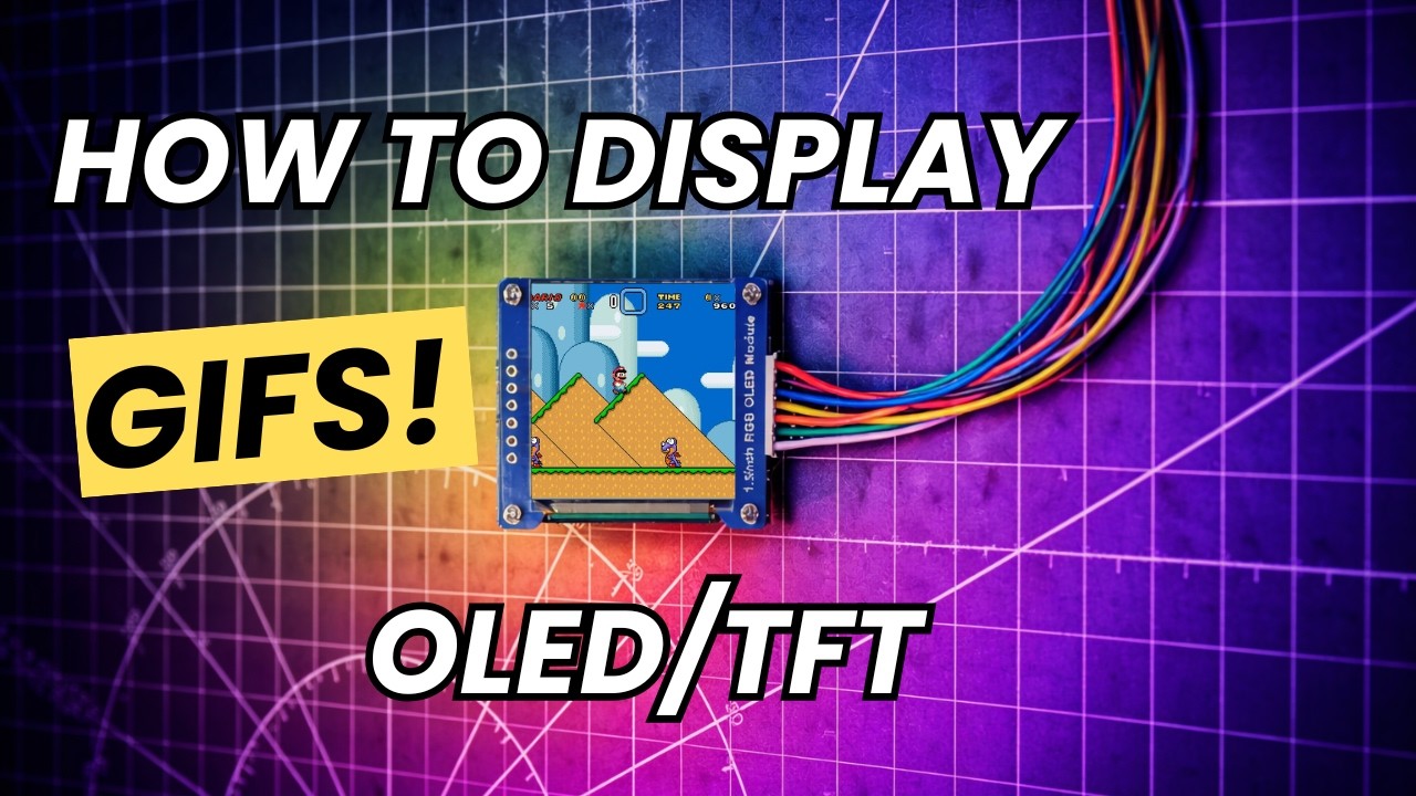 How to Display Animated GIFs on OLED/TFT with ESP32 - YouTube