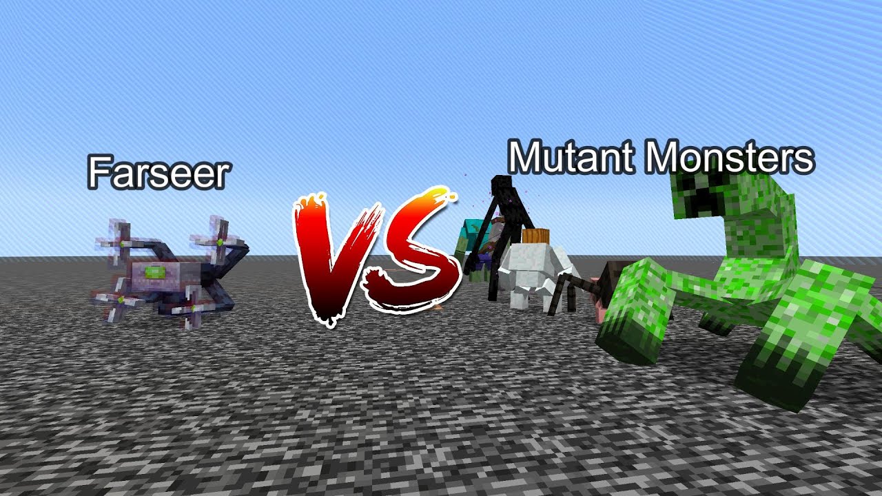 Farseer vs Mutant Monsters Minecraft Mob Battle - YouTube