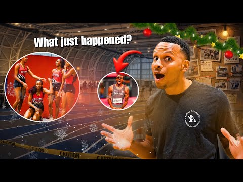 I competed at an Olympic Champion’s Track Meet…😳| Indoor Track vlog 