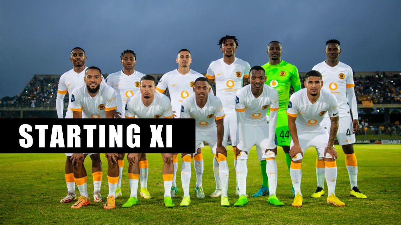 STARTING XI KAIZER CHIEFS VS SUPERSPORT UNITED - YouTube