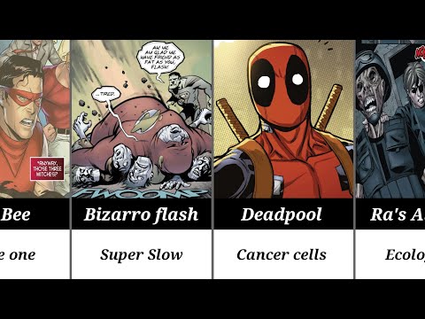 Some of the worst powers in Marvel and DC comics 