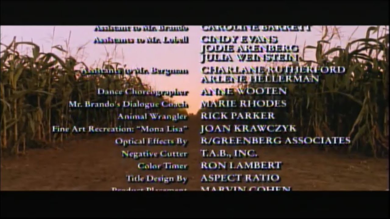 The Freshman (1990) End Credits (TCM 2024) - YouTube