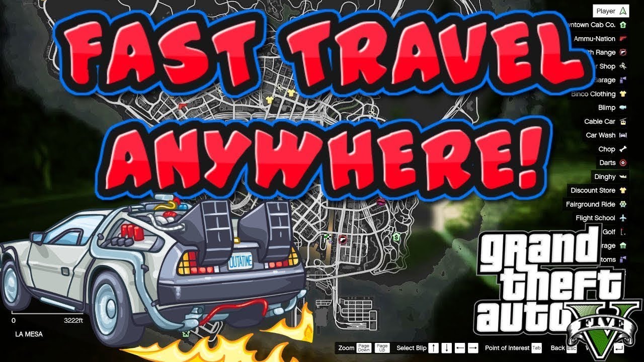 Fast Travel Teleport - glitch GTA V - Fast Travel GTA V - Teleport GTA ...