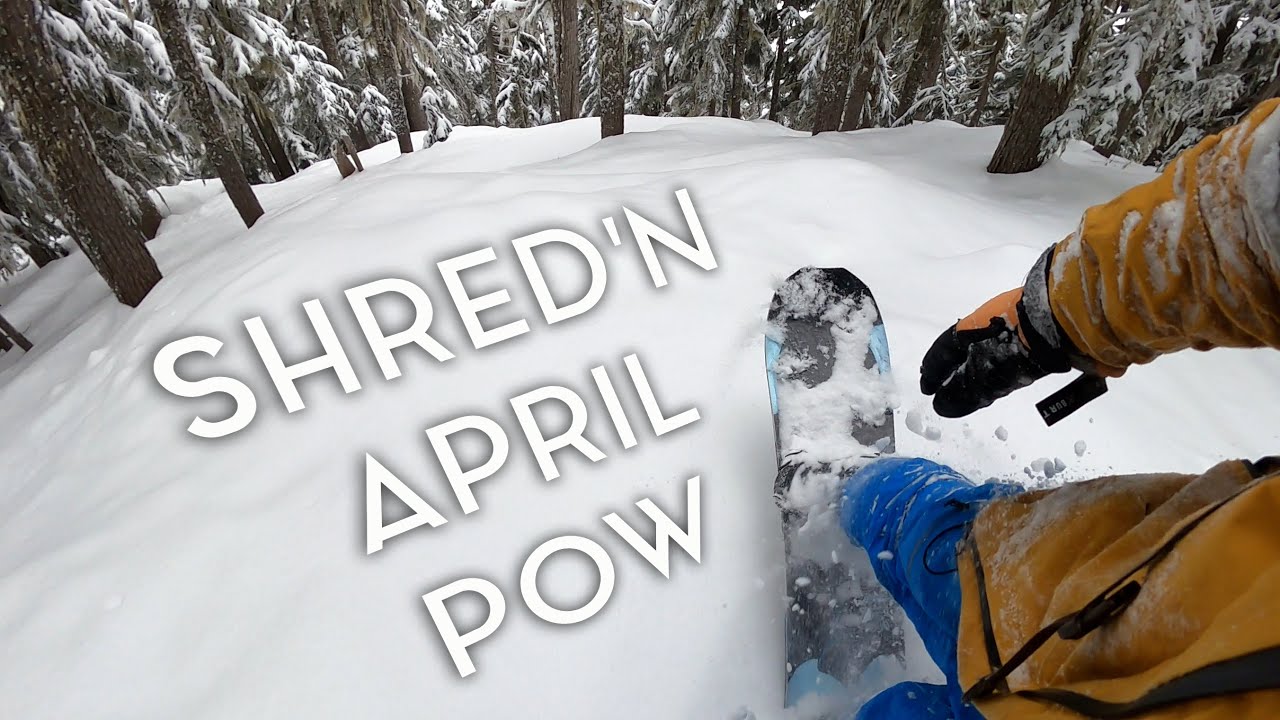 Shredding the April Powder - YouTube