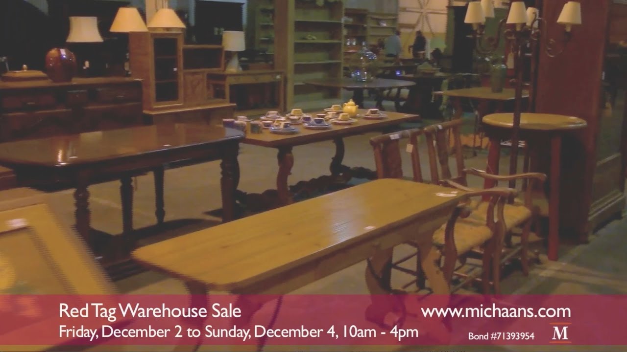 Red Tag Warehouse Clearance Sale - SF Bay Area - YouTube