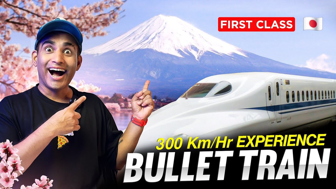 Bullet Train 1st Class Ride in Japan 🇯🇵 Shinkansen Cost and Top Speed ...