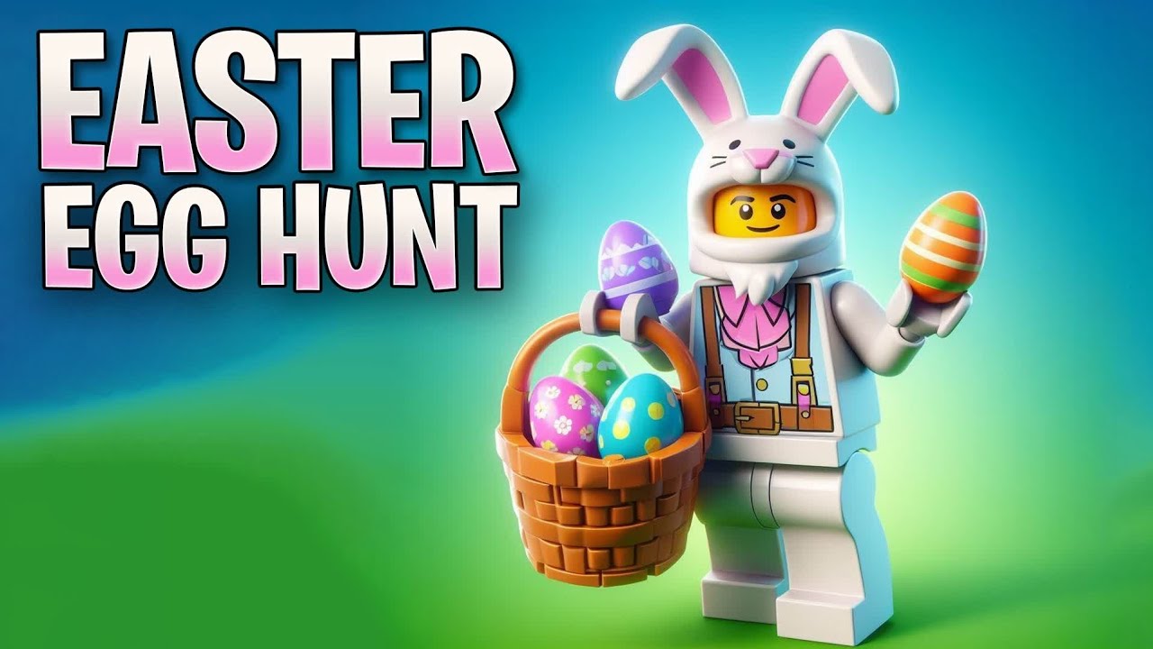 FORTNITE Easter gameplae Lego egg hunt - YouTube