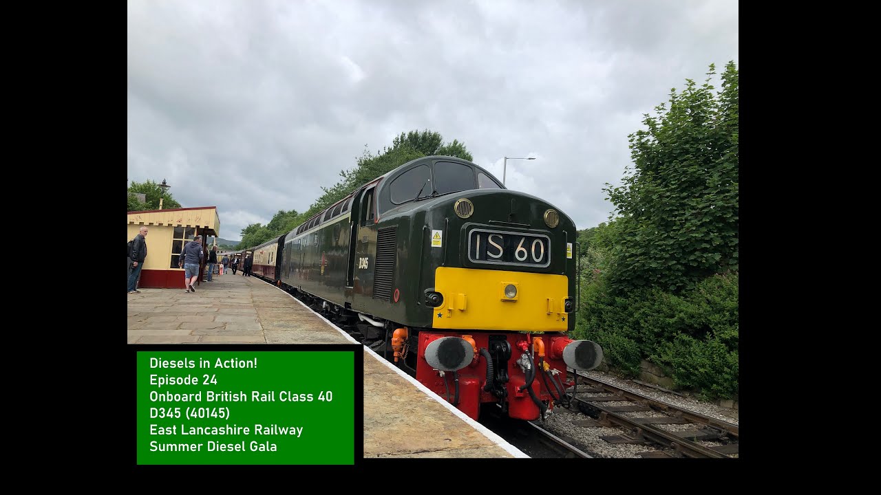 Onboard Footage + THRASH | Class 40 D345 40145 | East Lancashire ...