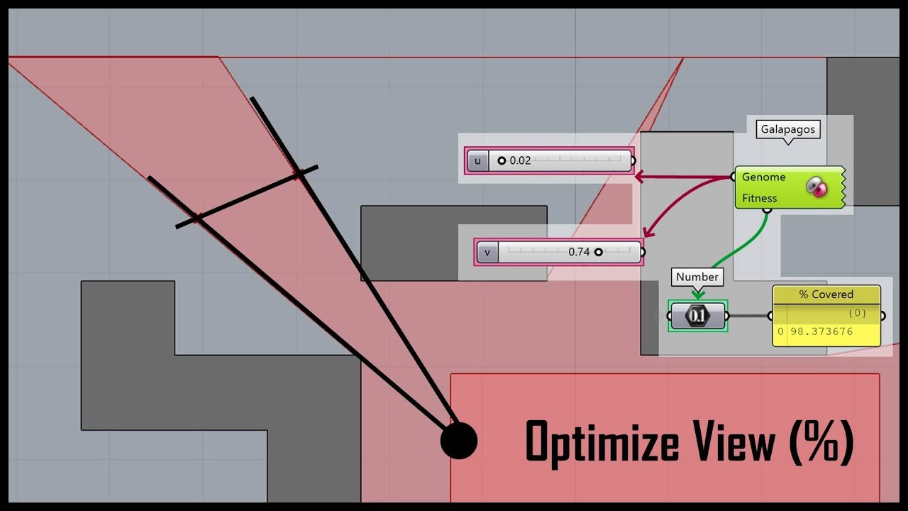 Galapagos Isovist Tutorial (Grasshopper) - YouTube
